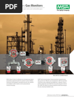 MSA Fixed Gas & Flame Detection Overview | PDF | Oxide | Chemistry