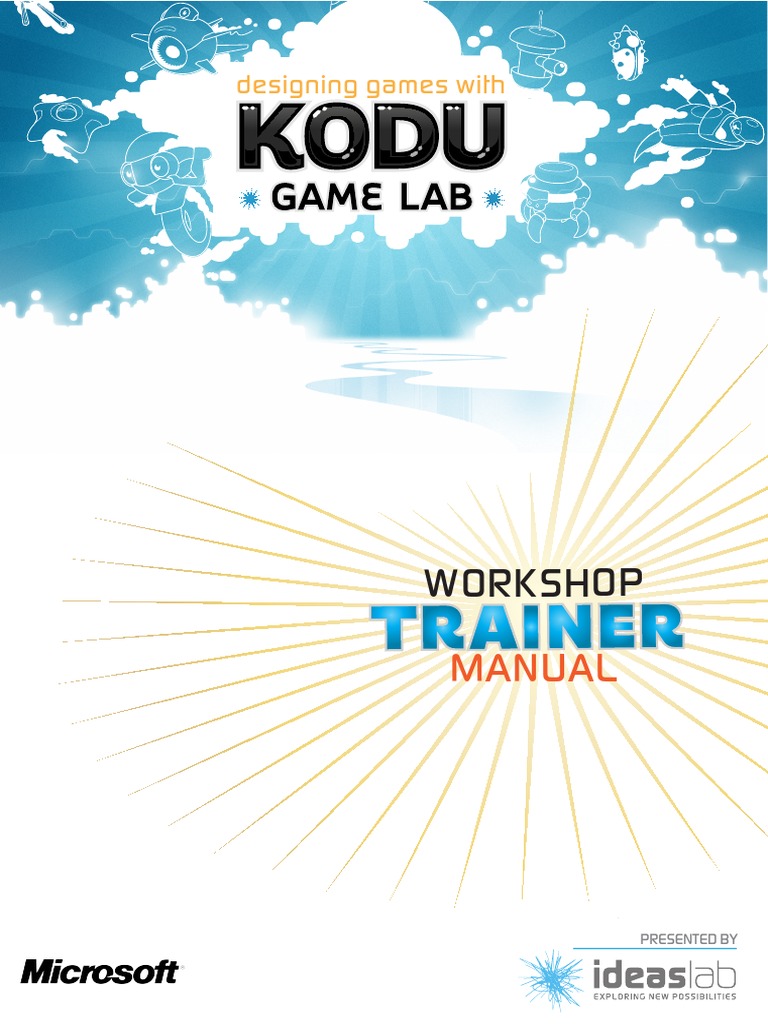 Designing Games With Kodu Game Lab Trainer Manual v2 | PDF