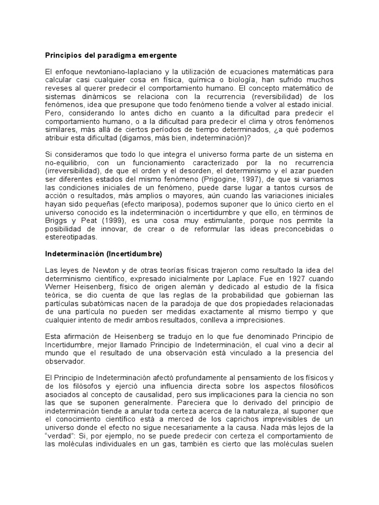 Principios Del Paradigma Emergente | PDF | Sincronicidad | Felicidad