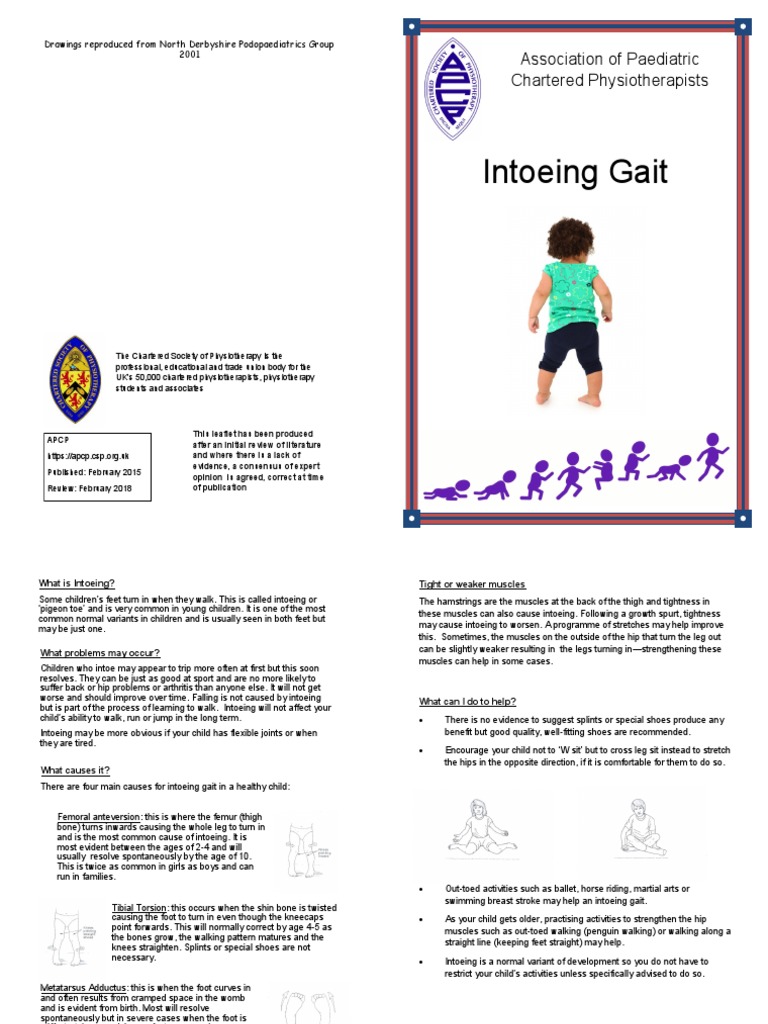 Intoeing Gait: Association of Paediatric Chartered Physiotherapists ...