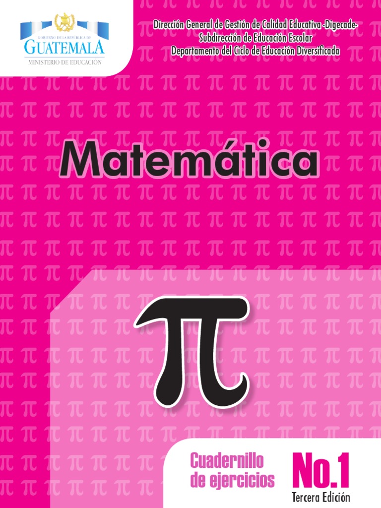 Cuadernillo de Ejercicios de Matemática | PDF | Objetos matemáticos ...