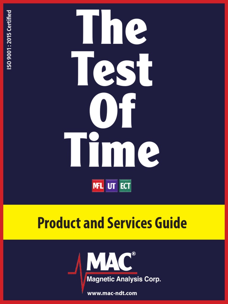 Mac NDT Catalog 2018 1 | PDF | Nondestructive Testing | Pipe (Fluid ...