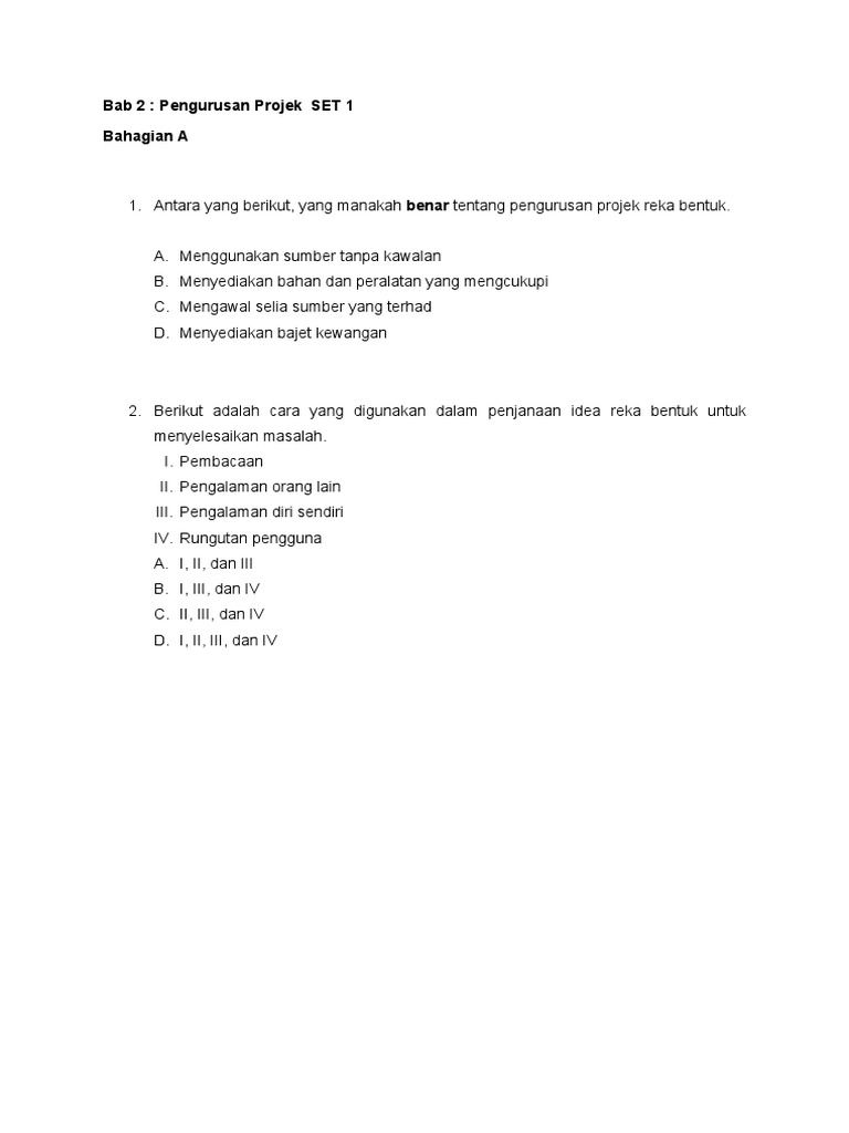 Modul Set 1 RBT T1 Bab 2 | PDF