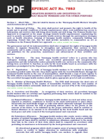 BHW RA No. 7883 Implementing Rules and Regulations | PDF