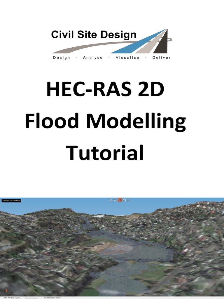 Hec-Ras 2D Flood Modelling Tutorial | PDF | 3 D Computer Graphics | Flood