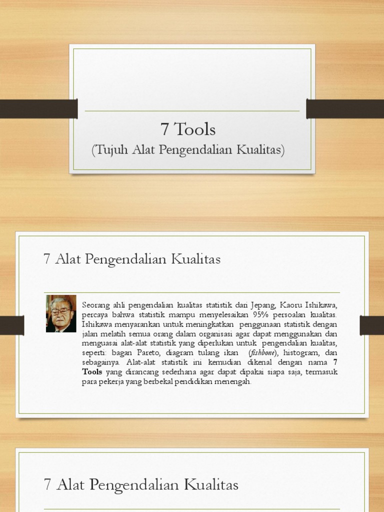 [DOKUMEN]: 7 Tools "Tujuh Alat Pengendalian Kualitas Dasar | PDF
