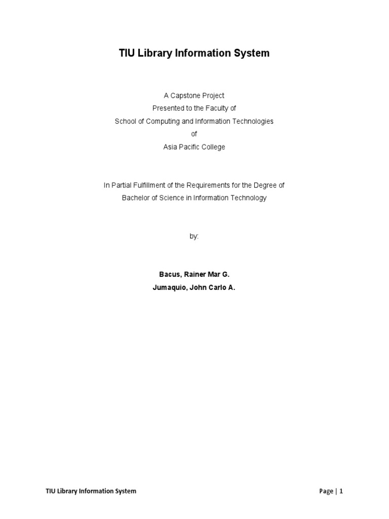 CSPROJ2 System Document | PDF | Use Case | Libraries