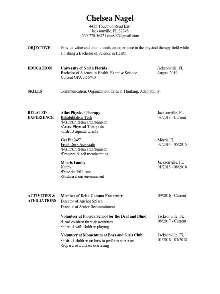 Resume 2019 | PDF