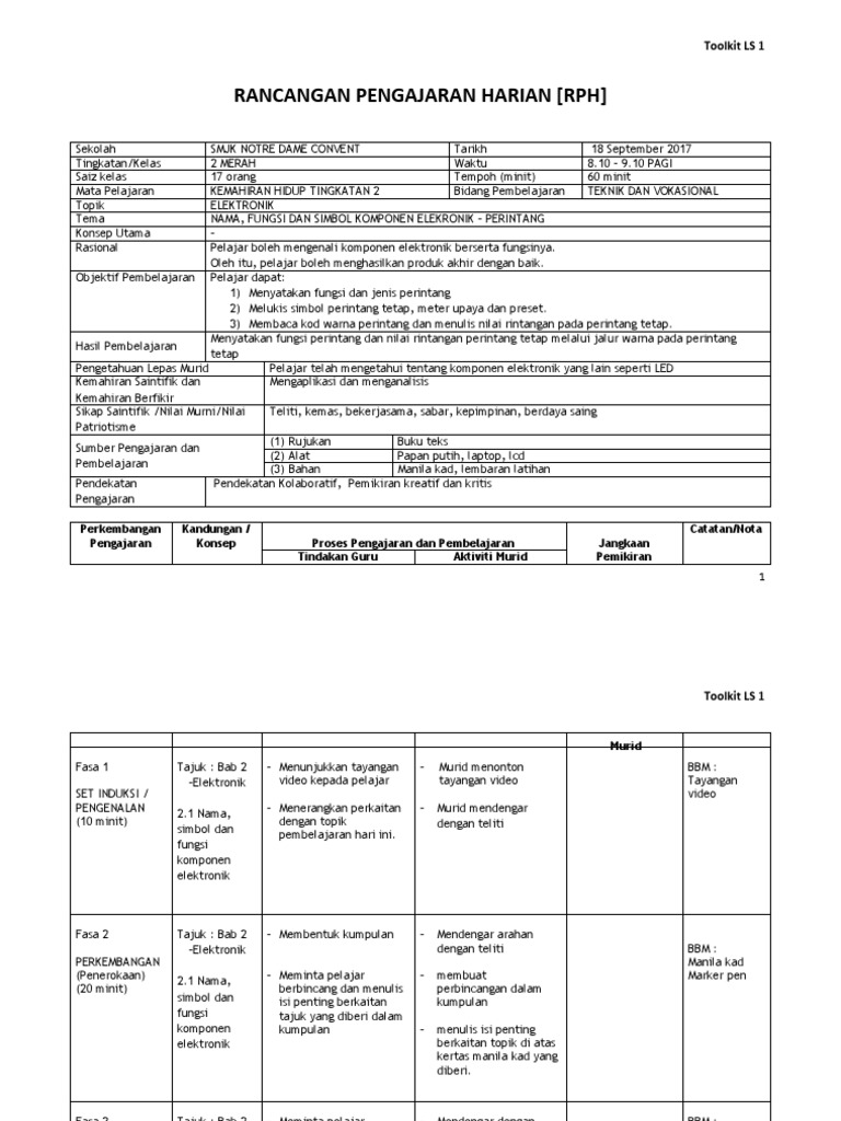 PLC KHB - RPH - Perintang | PDF