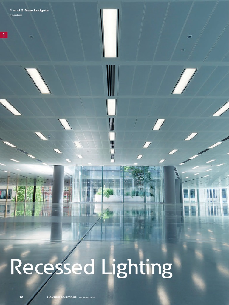 Eaton Recessed Led Lightings | PDF | Lighting | Specification ...
