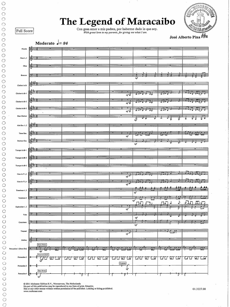 The Legend of Maracaibo Score PDF | PDF