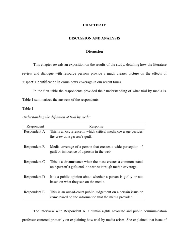 Understanding The Definition of Trial by Media | PDF | Freedom Of The ...