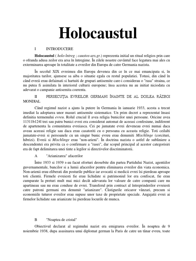 Holocaustul | PDF