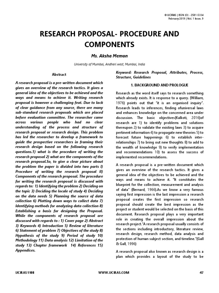Research Proposal Data Analysis Citation