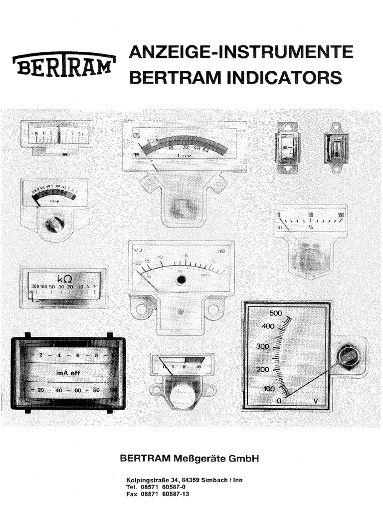 Bertram Catalogue | PDF