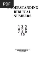 Biblical Numerology and Its Significance | PDF | Trinity | Holy Of Holies