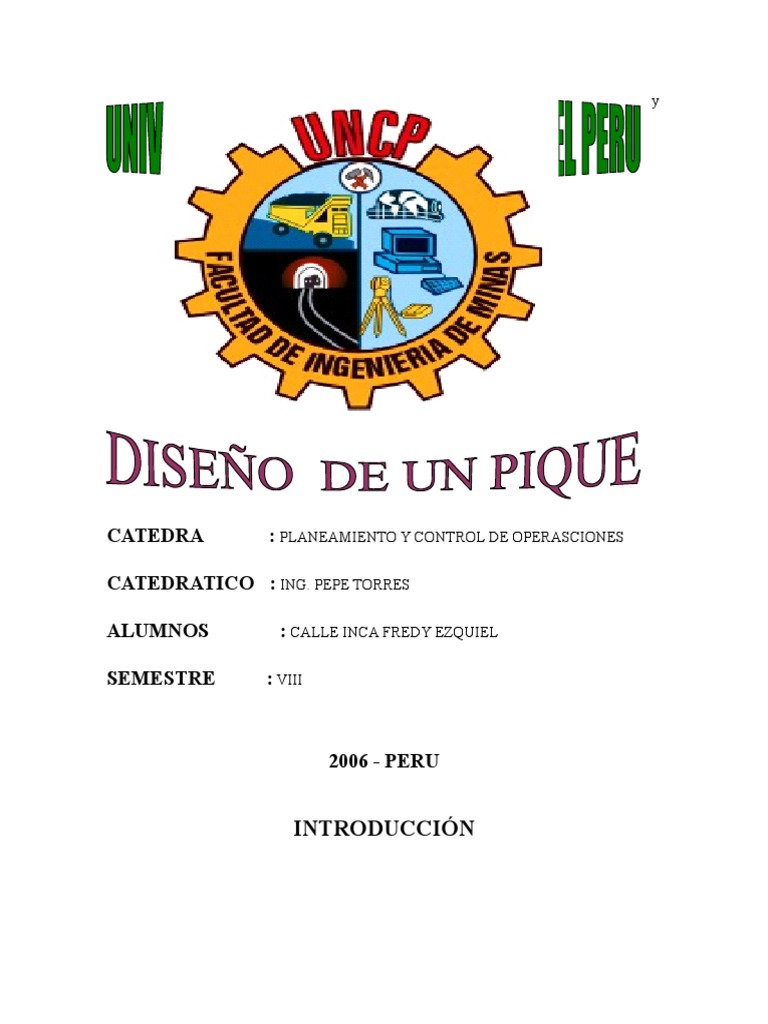 Diseño de Piques | PDF | Revestimiento | Hormigón