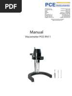 Model 35 Viscometer Instruction Manual | PDF | Calibration | Viscosity