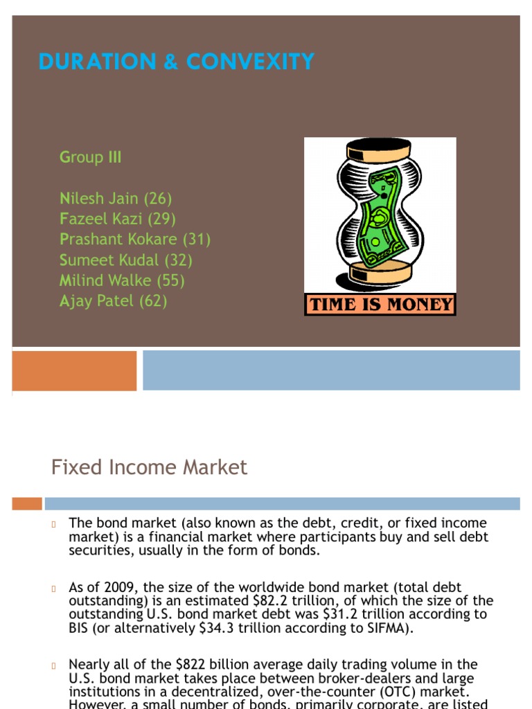 Duration Convexity Final Pdf Bond Duration Yield Finance