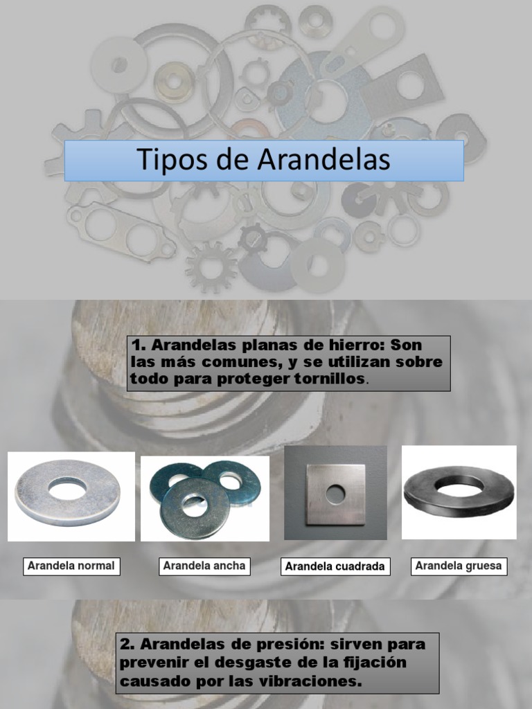 Tipos de Arandelas | PDF