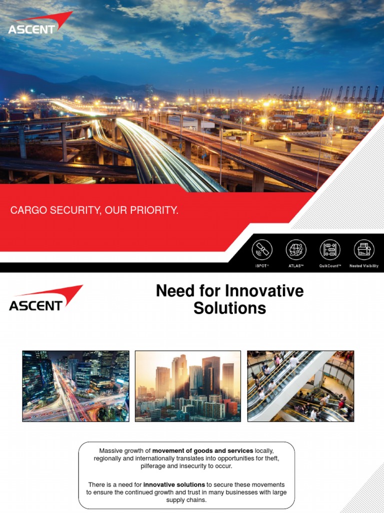 Ascent Products Intro | PDF | Cargo | Internet Of Things