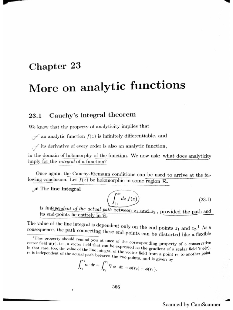 Analytic Functions Pdf