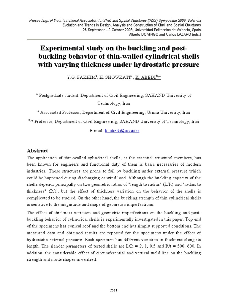 Buckling Siloz | PDF | Buckling | Deformation (Mechanics)