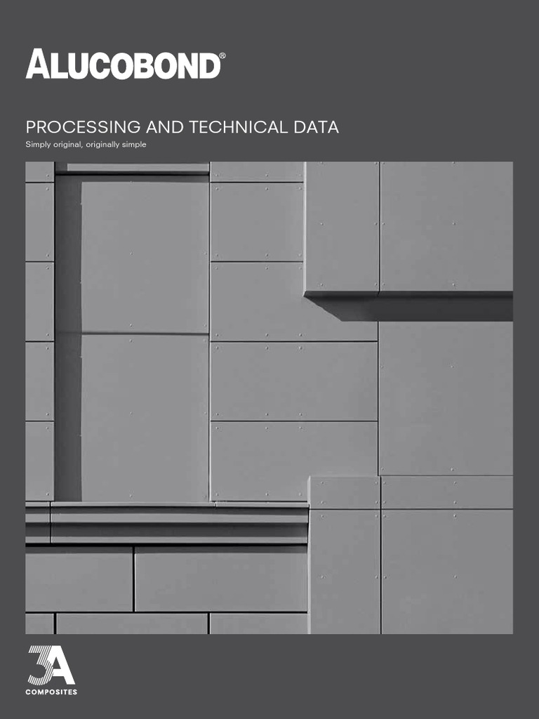 Alucobond Processing Technical Data | PDF | Sheet Metal | Corrosion
