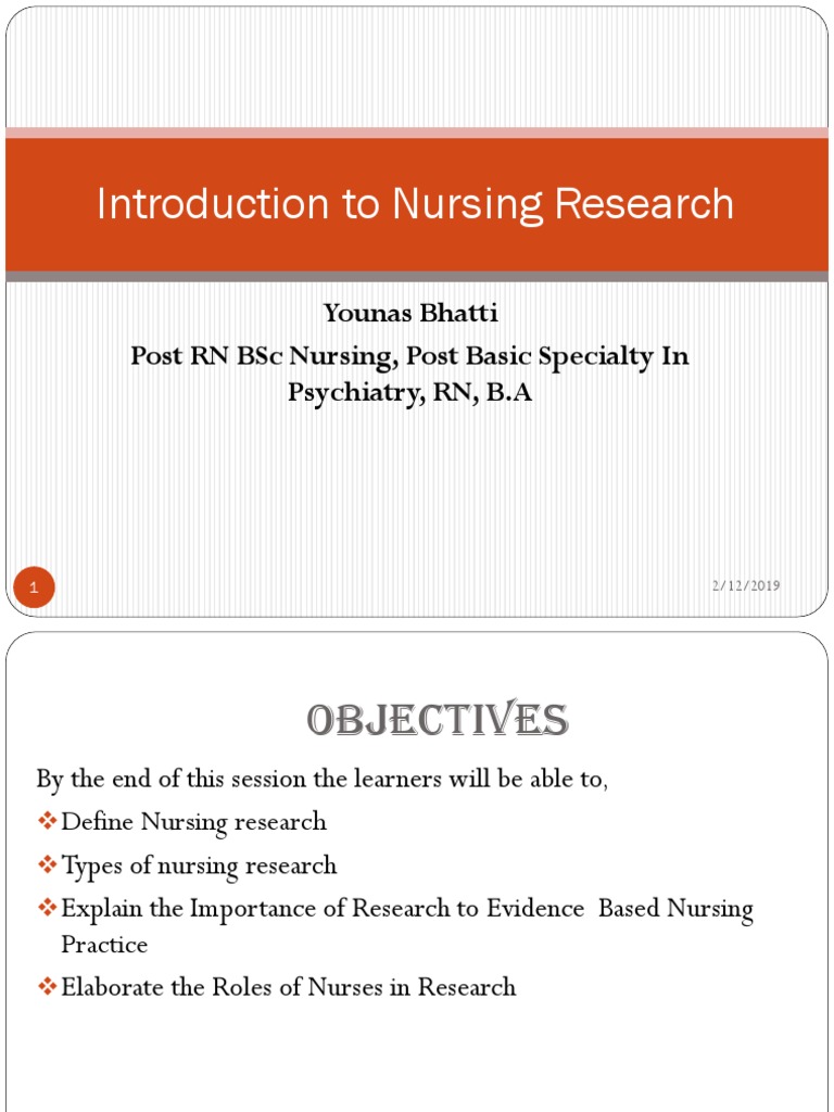 Introduction To Nursing Research | PDF | Evidence Based Medicine ...