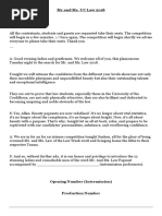 EMCEE Script For Pageant | PDF | Lyrics