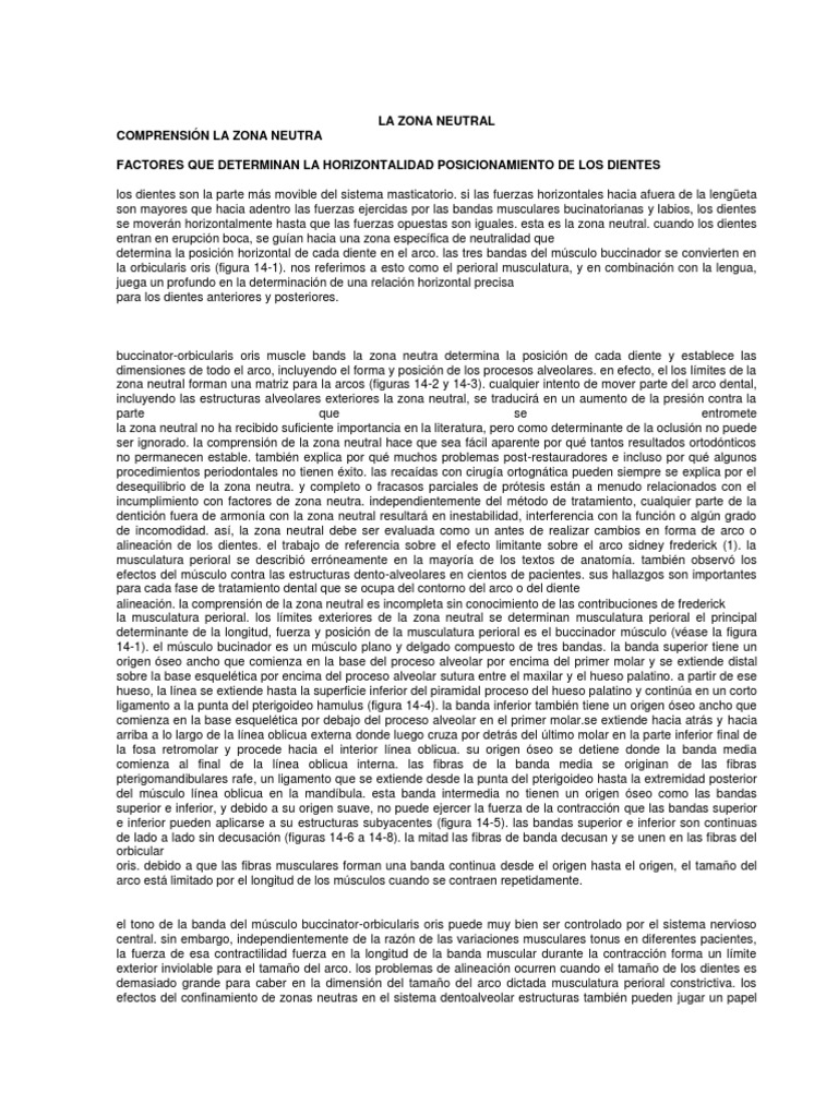 La Zona Neutra | PDF | Músculo | Hueso