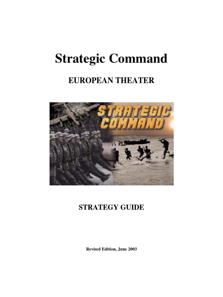 Strategic Command European Theater | PDF | World War II | Allies Of ...