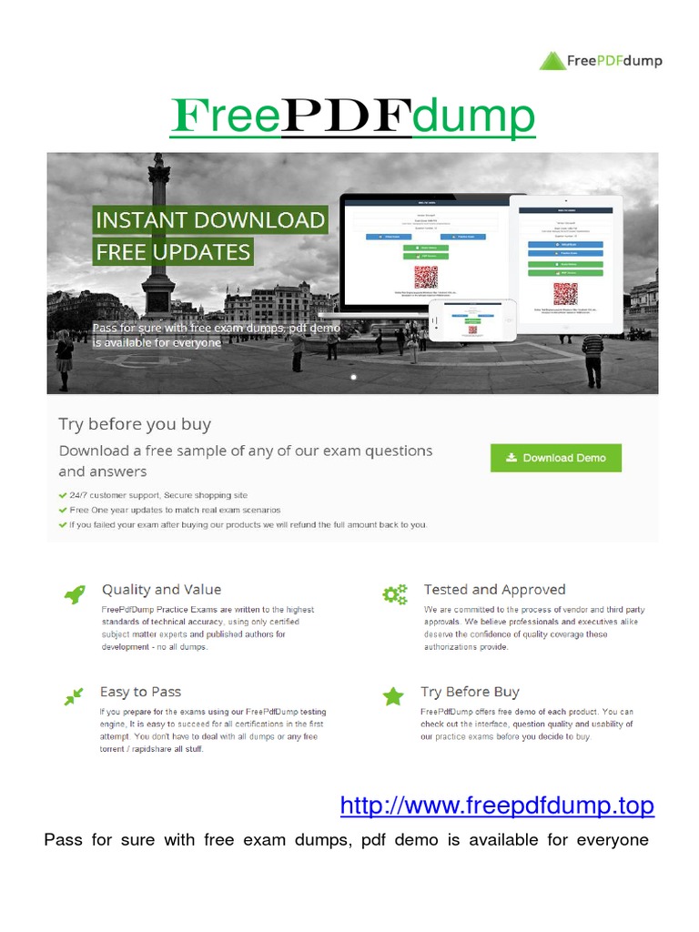 Free Dump: Pass For Sure With Free Exam Dumps, PDF Demo Is Available ...