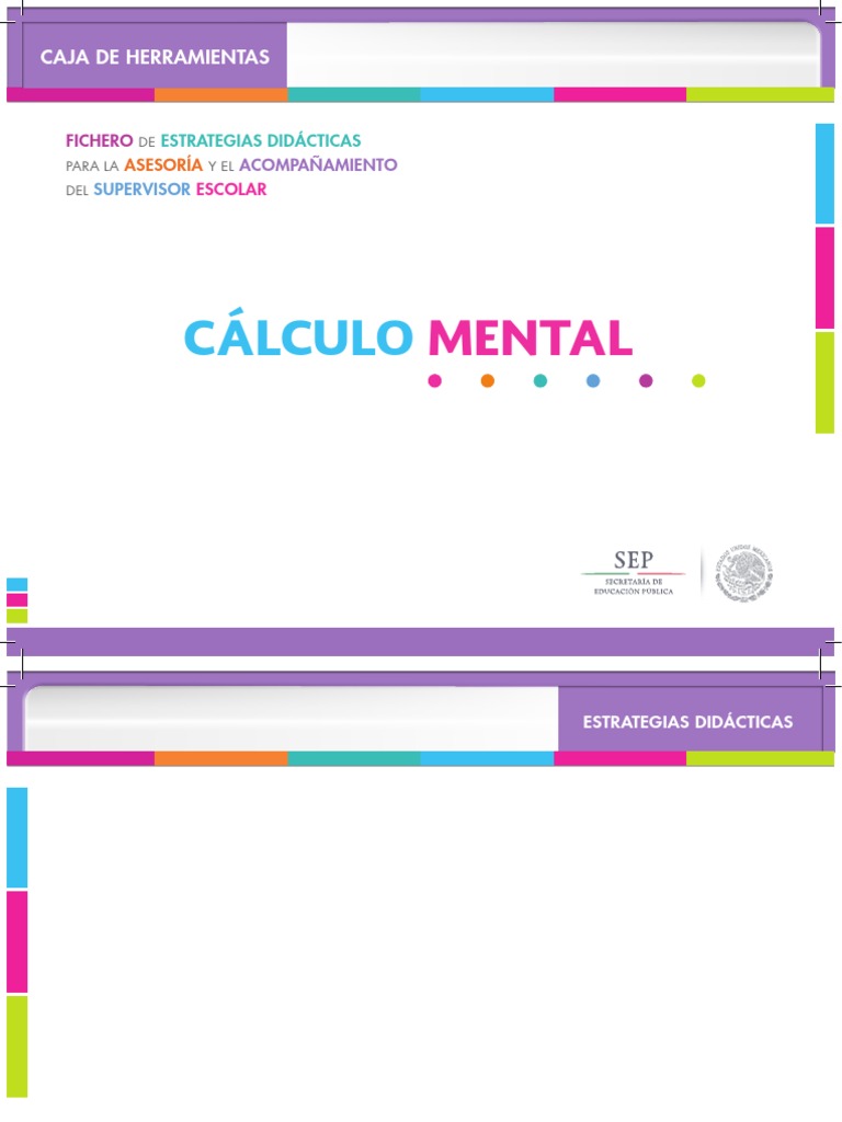 Fichero de Estrategias para El Supervisor 6 Cálculo Mental PDF | PDF | Sustracción | Notación ...