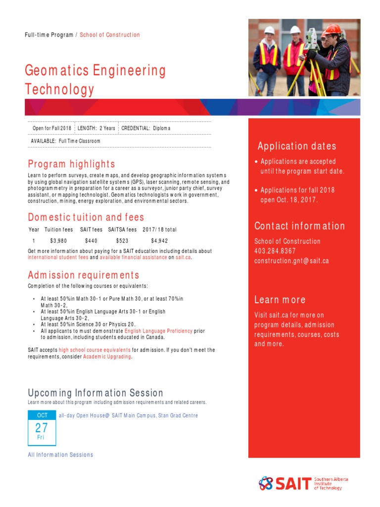 Geomatics Engineering Technology | PDF | Geomatics | Learning