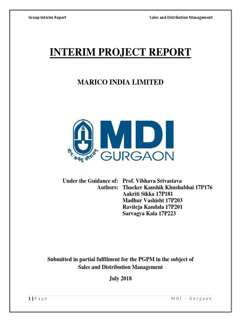 Marico Sales and Distribution Network | PDF | Brand | Retail