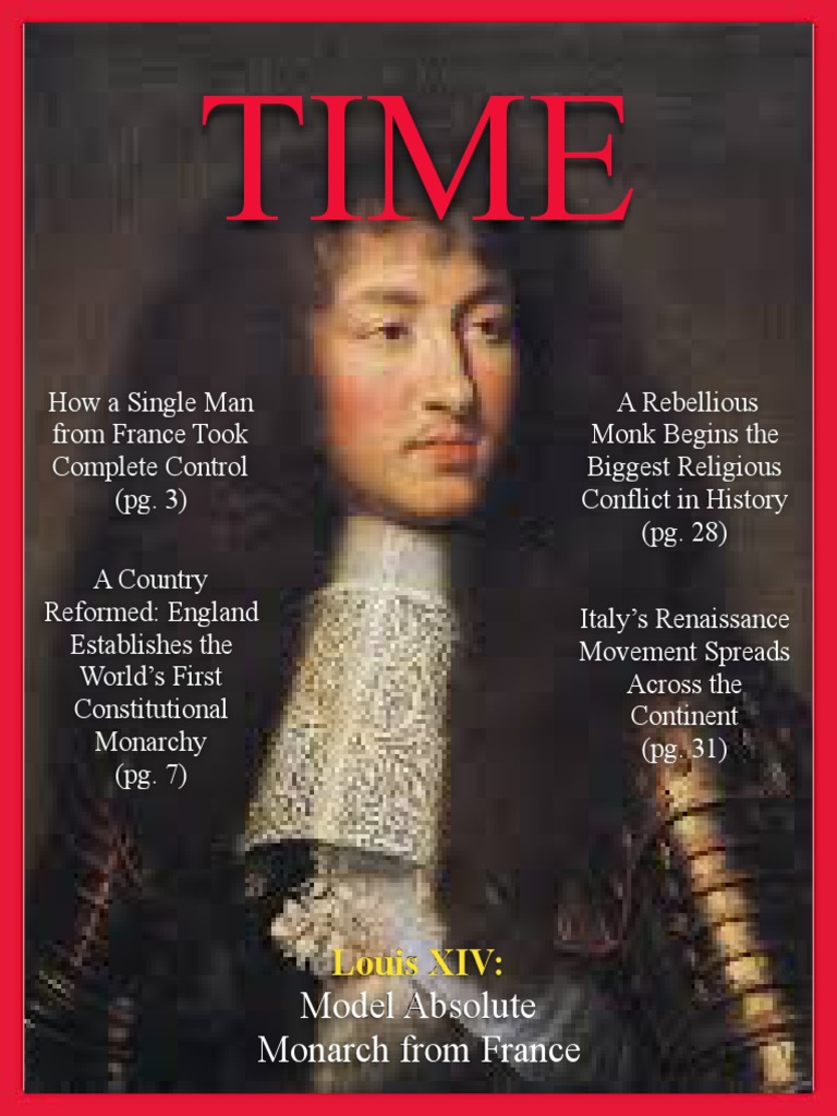 Time Cover 1 Louis Xiv | PDF