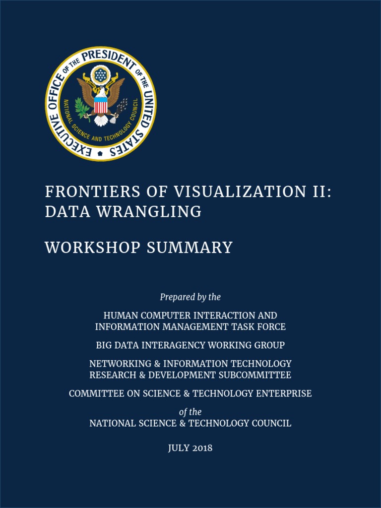 Frontiers of Data Visualization Workshop II: Data Wrangling Workshop Summary | PDF ...