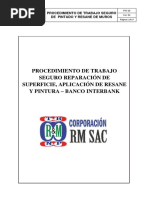 Procedimiento para Resane y Pintura de Paredes | PDF | Pinturas ...