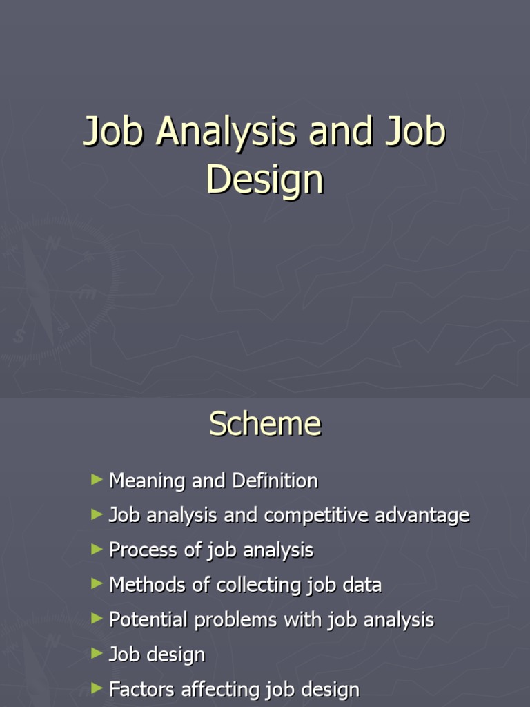 Job Analysis and Design Overview | PDF