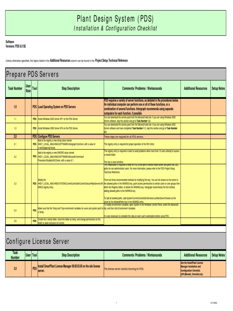 PDS Server Setup & Configuration Guide | PDF | Oracle Database | Windows Registry