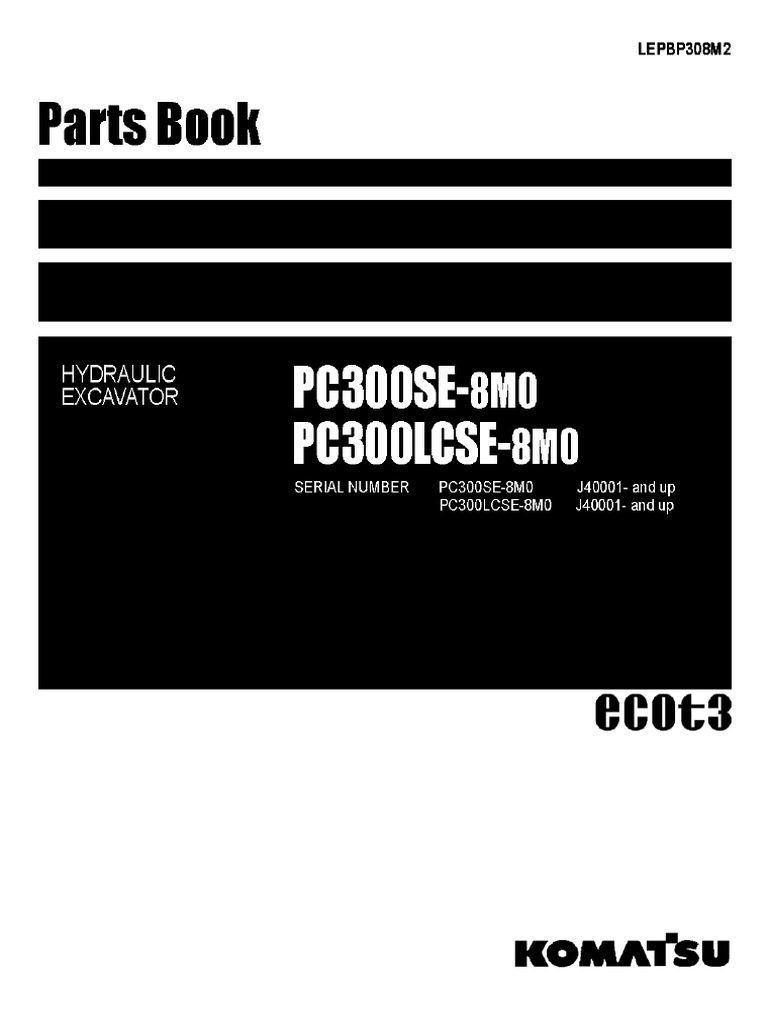 PC300-8M0 J40001 and Up | PDF | Engine Technology | Systems Engineering