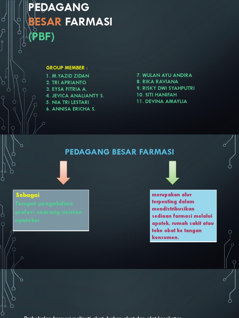 Pedagang Besar Farmasi | PDF