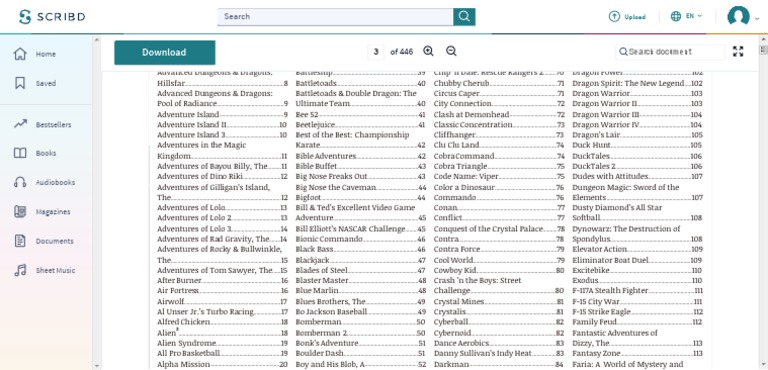 Ultimate Nes Guide Pdf Nintendo Leisure Pdf Leisure Sports