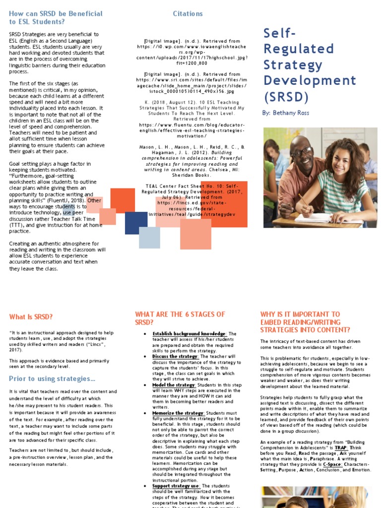 Benefits of SRSD for ESL Students | PDF | Reading Comprehension ...