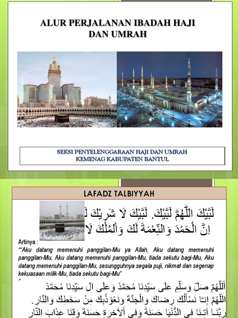 Alur Perjalanan Ibadah Haji Umrah | PDF