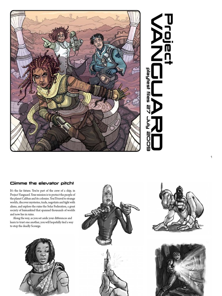 Project Vanguard RPG Beta | Download Free PDF | Extraterrestrial Life ...