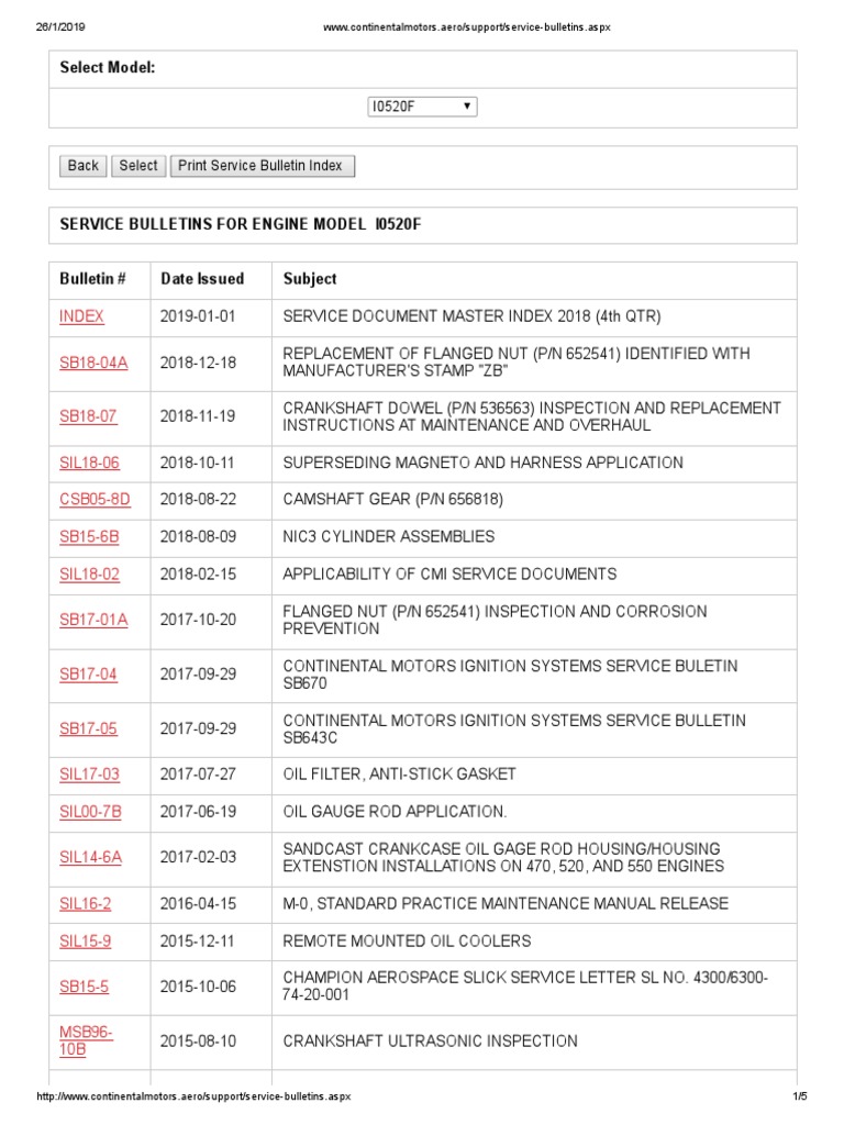 Service Bullet | PDF | Ignition System | Distributor