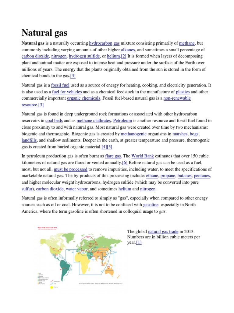 Natural Gas Wiki | PDF | Hydraulic Fracturing | Natural Gas