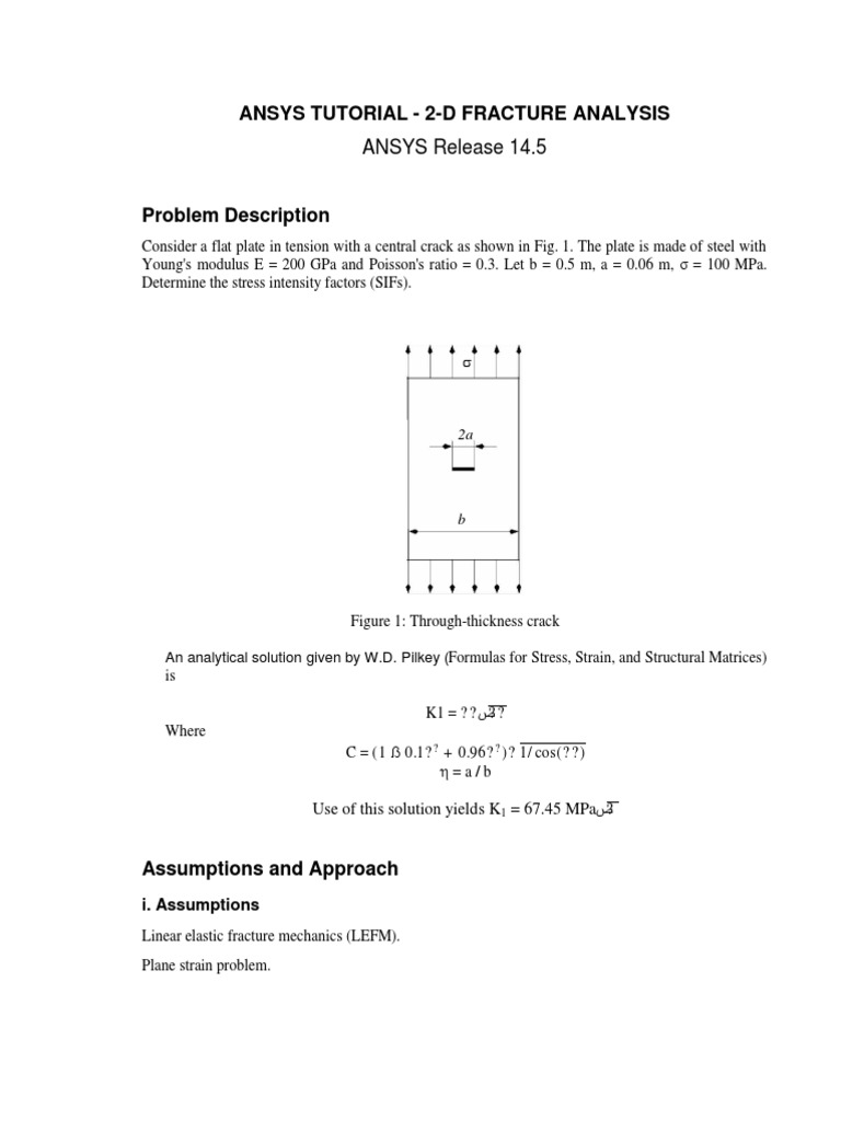 Solidworks Tutorial Pdf Fracture Mechanics Materials Science